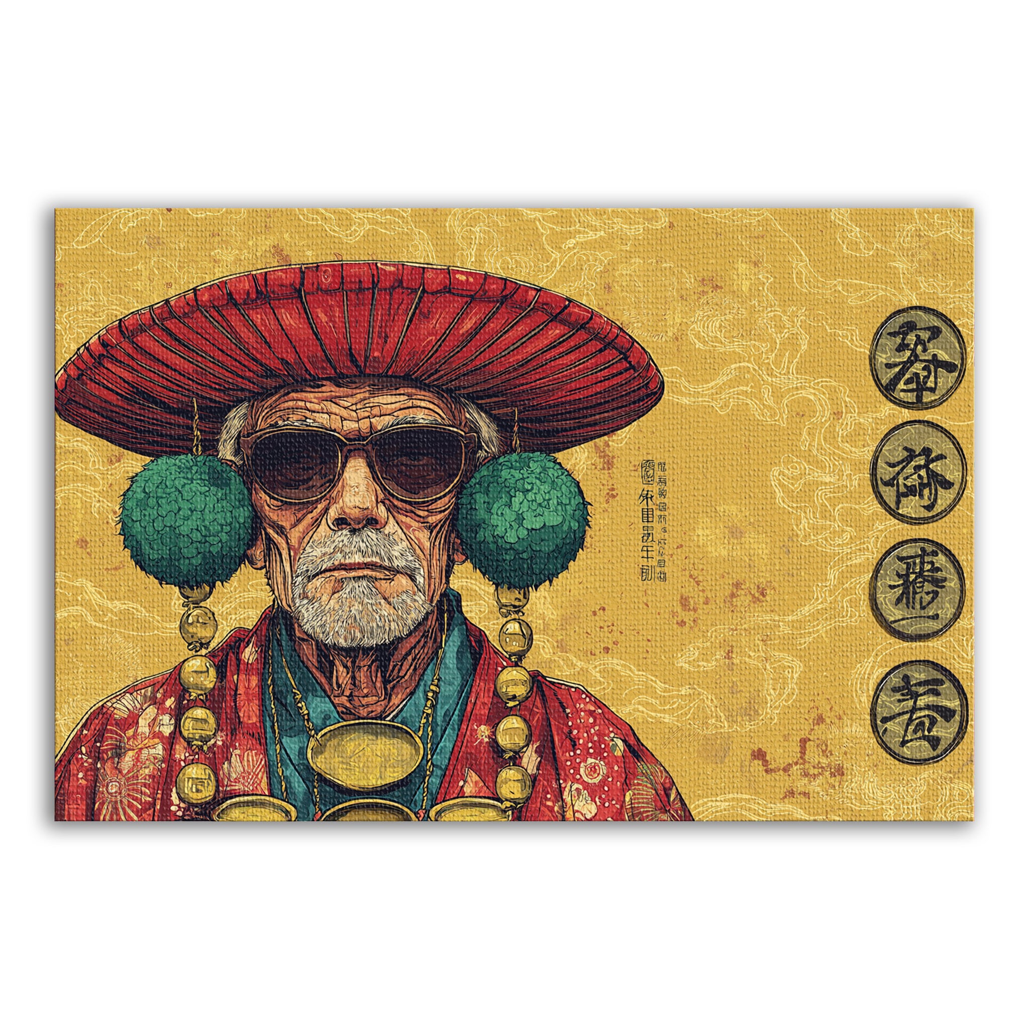 Kanji Guerrab - Tableau maroc - l'Art du bled